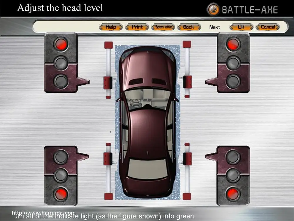 Auto Garage Tools - Manual Wheel Alignment Equipment