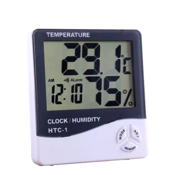 Htc-1 Digital Room Thermo Hygrometer With Humidity Display - Buy Thermo ...
