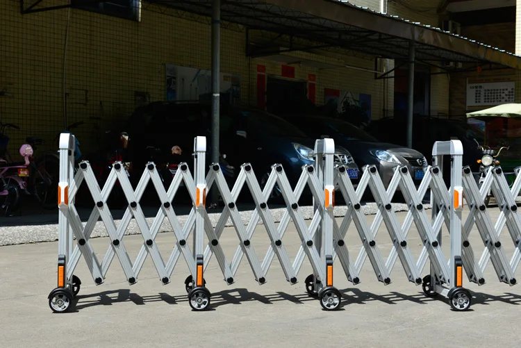 Modern Flexible Retractable Accordion Barrier Gate Boundary Wall ...