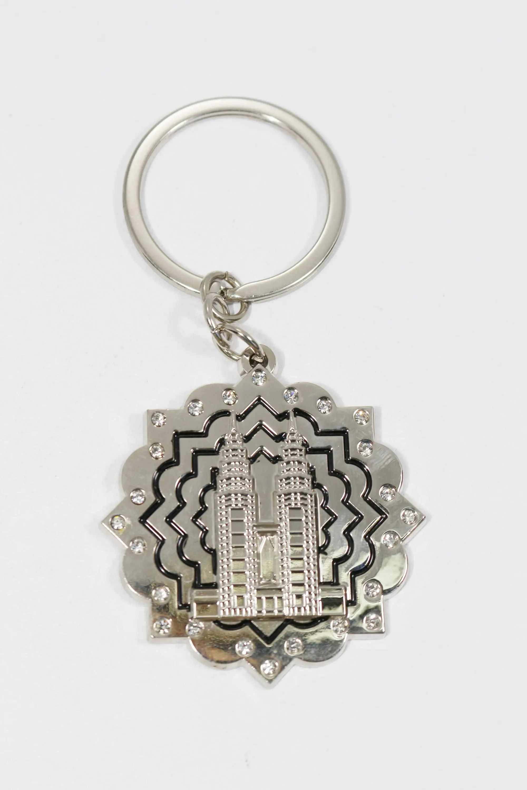 Malaysia Petronas Twin Towers Tourist Souvenirs Metal Key Chain Key ...