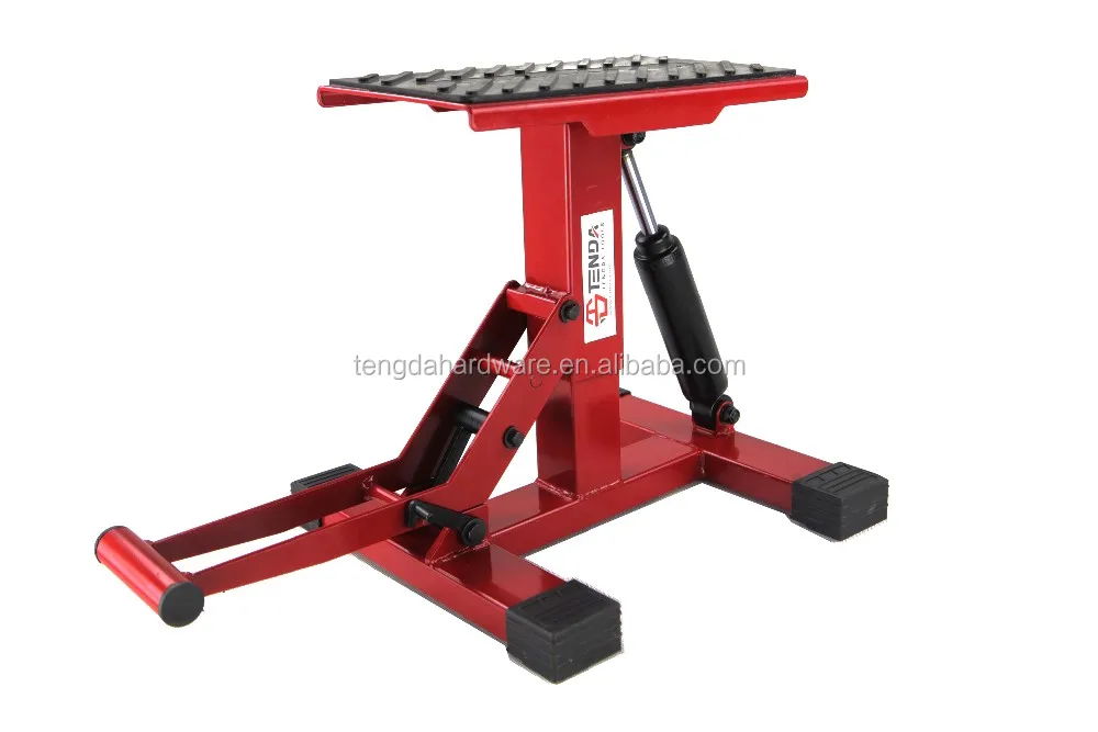 Motorcycle Lift Stand - Height Adjustable Dirt Bike Stand