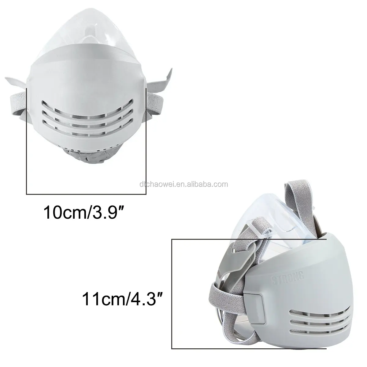 Fashionable Silicone Anti Pollen Smog Half Face Gas Mask - Buy Half ...