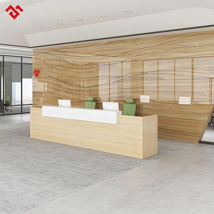 Small Clinic Counter Desk - Modern Reception Design