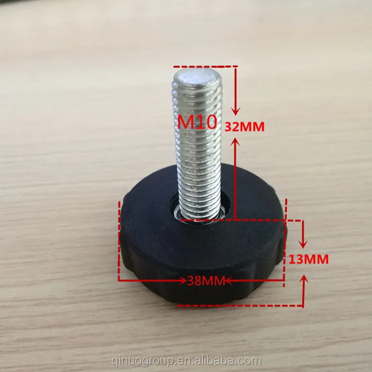 Metal Adjustable M6/m8/m10 Threaded Stem Furniture Table Desk Glide Leg ...