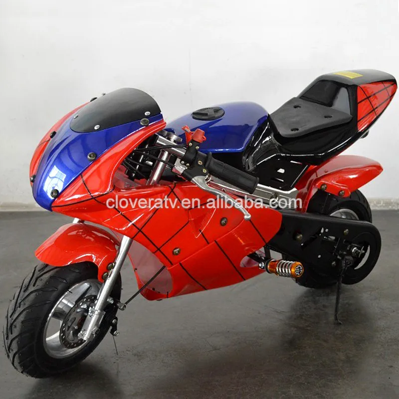 Spider Type Powerful Mini Kids Motorcycle 50cc Pocket Bike For Sale ...