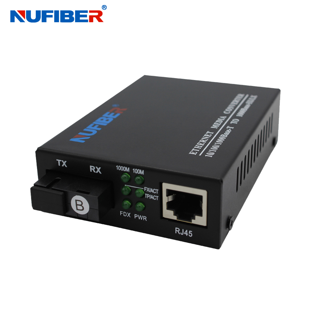 Lc Media Converter 1000m Gigabit Fiber Media Converter Sfp Lc/sc ...