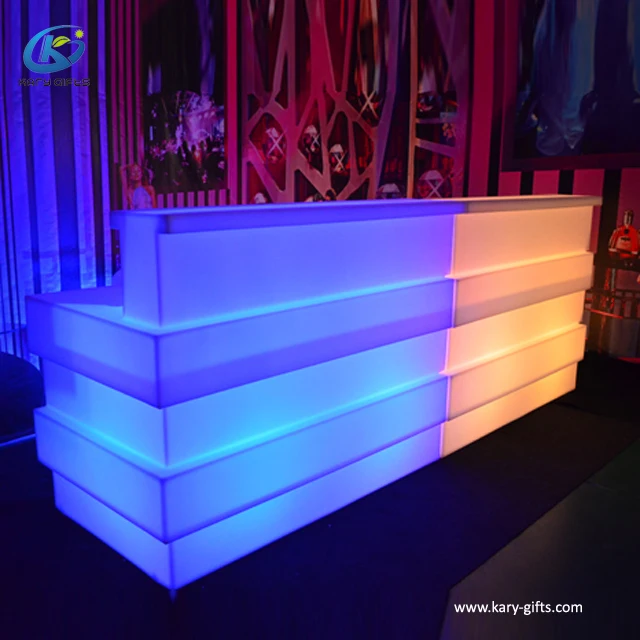 Reception Desk Led Drink Bar Counters Table Furniture| Alibaba.com