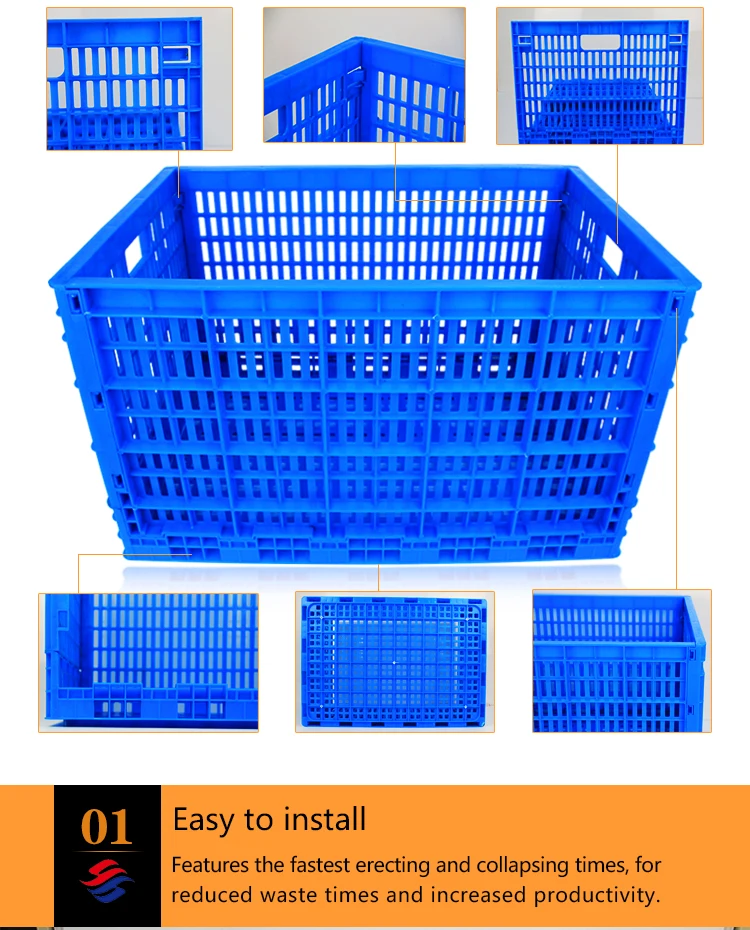 Vouwen opslag fruit en voedsel stapelbare plastic kratten| Alibaba.com