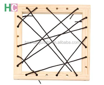 2017 New Design Wooden Threading Frame With Cord - Buy Unfinished Wood ...