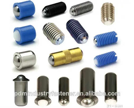 Spring Ball Plunger M3-M24 - Black Oxide Finish Press Fit