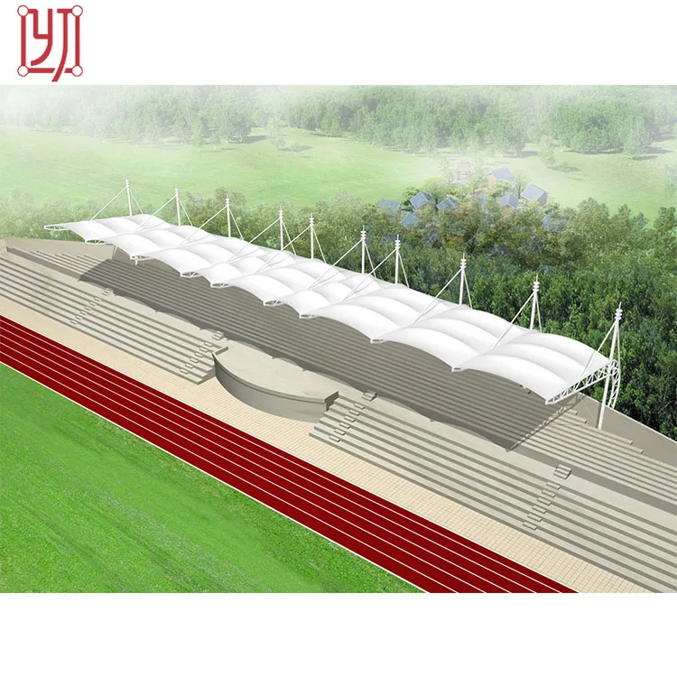 Hotsale Gym Tensile Fabric Grandstand Bleacher Architectural Membrane ...