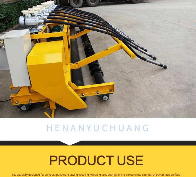 Automatic Concrete Floor Leveling Vibratory Laser Screed Machine Road ...