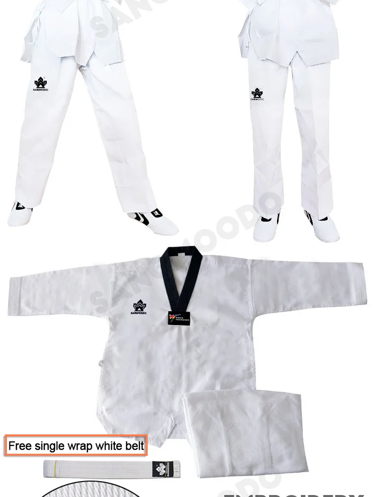 Martial Arts Instructor Wear Dobok De Taekwondo Uniforms For Training ...