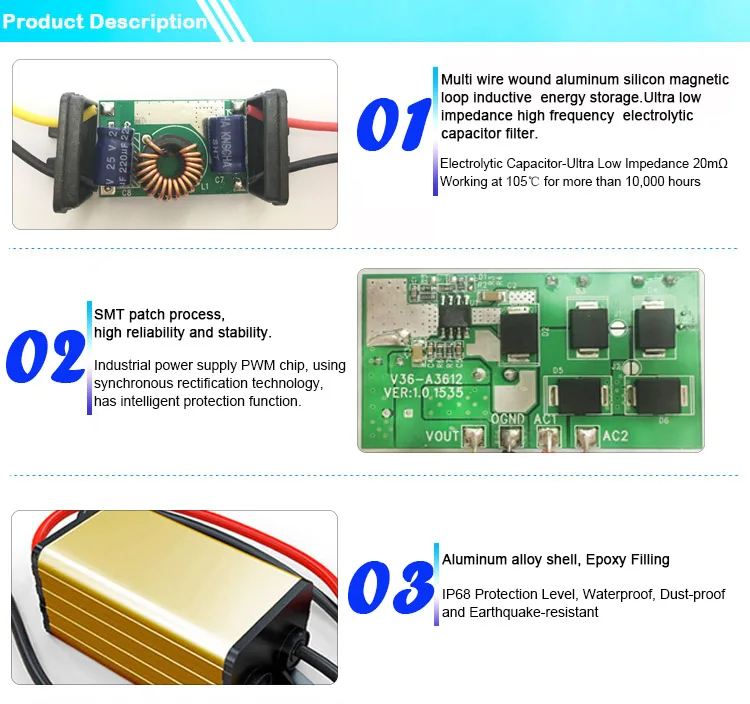 Weamxpower 24vdc 36vdc 48vdc Voltage Step Down 12vdc 2amp Regulator ...