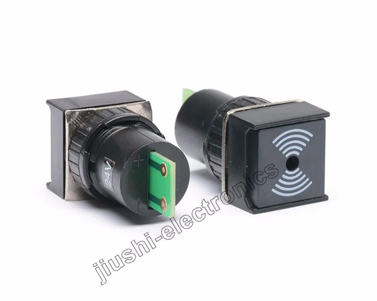 La16f-bz Square Buzzer Switch 16mm Plastic Buzzer 12v 24v - Buy Buzzer ...