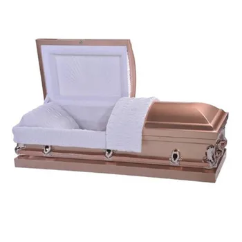 M-20122 Rose Gold Burial Metal Casket Made In China Casket For Sale ...