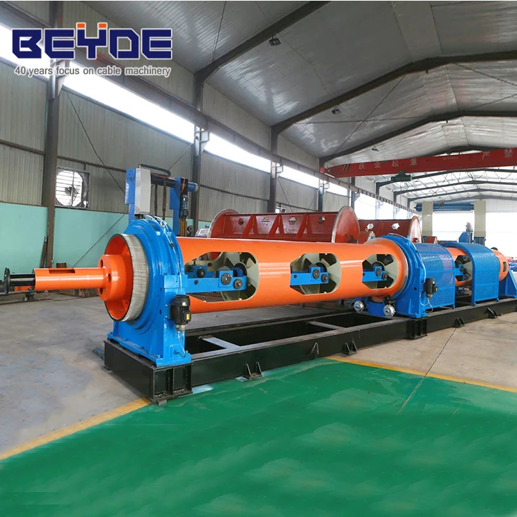 Copper/aluminum/steel Wire Tubular Stranding Machine Cable Making ...