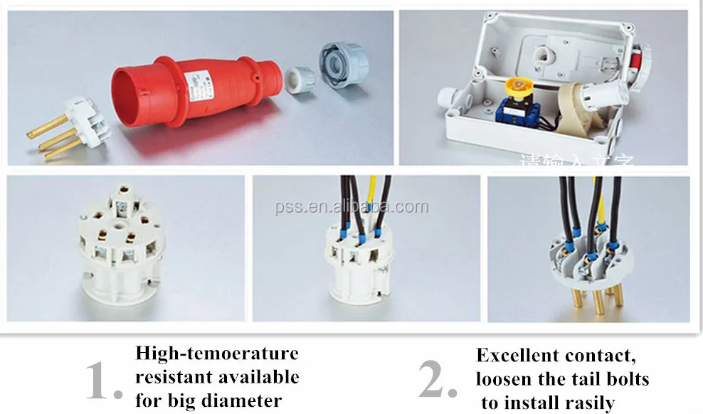 Industrial Explosion Proof Plug And Socket Male And Female - Buy ...