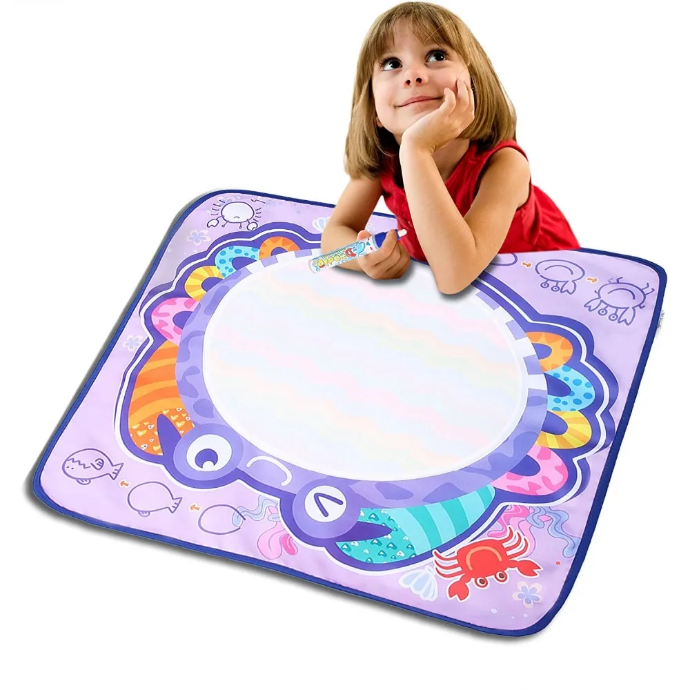 Large Aqua Magic Doodle Pad Water Drawing Mat Children Painting Board ...
