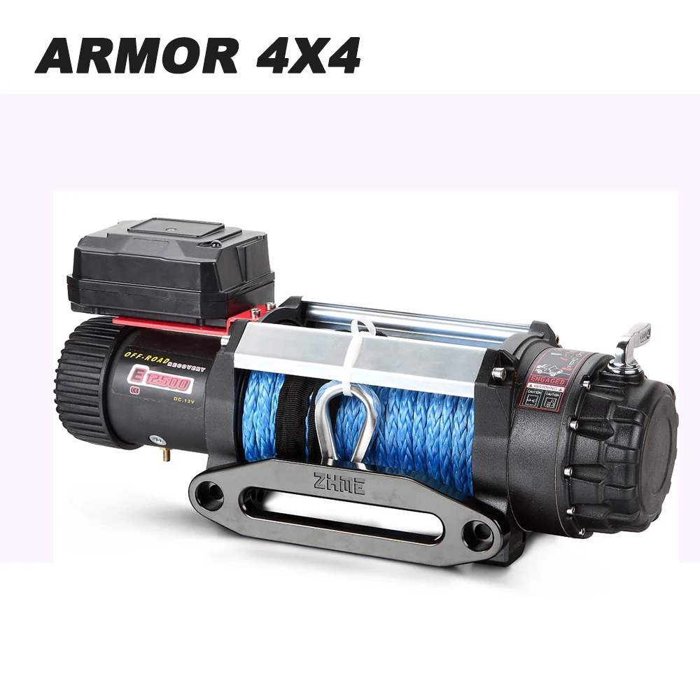 Mini 12v Electric Winch,Used 12500lbs 12v 24v Offroad 4x4 Car Electric ...