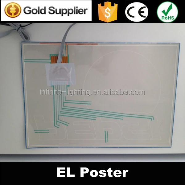 Custom Commercial El Animation Poster/display Poster/el Sound Activated ...