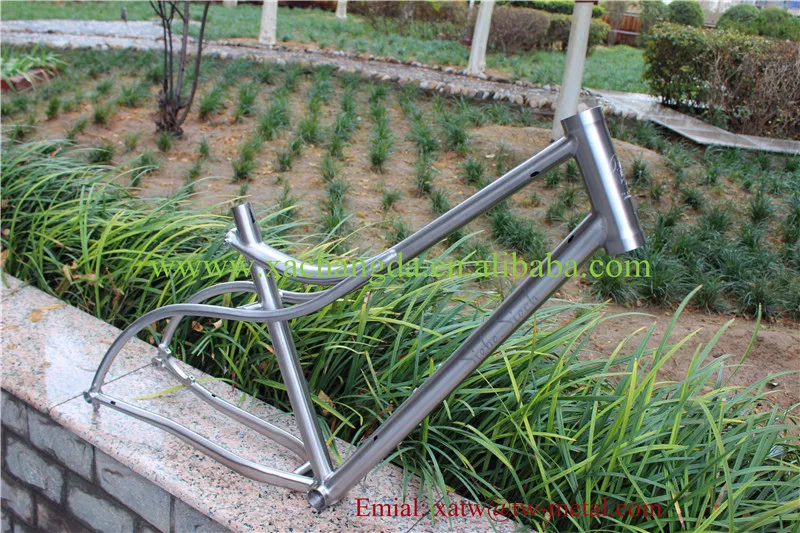 Titanium Cruiser Bicycle Frame Titanium Fat Bike Frame Custom Titanium ...