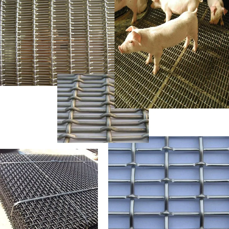 Raising Pigs Steel Crimped Wire Mesh Pig Bed - Buy Pig Steel Woven ...