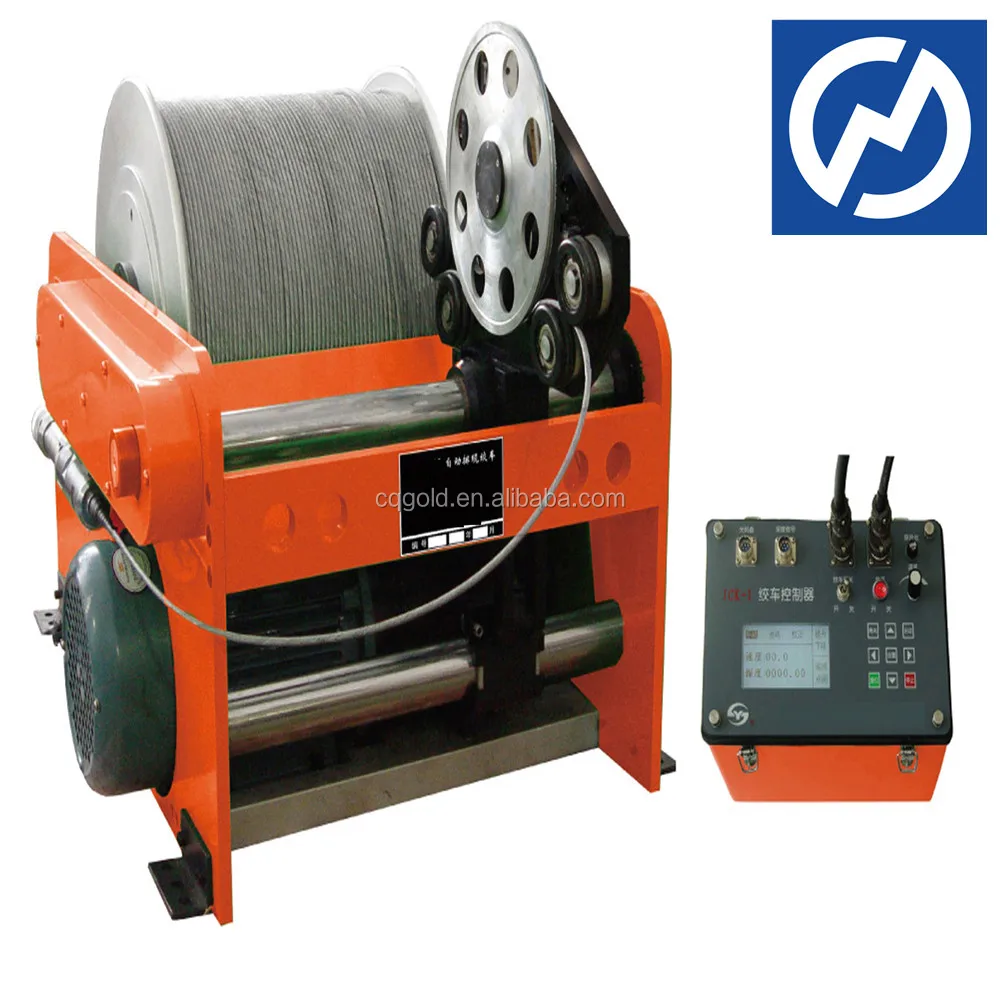 Jch-1000 Automatic Geophysical Well Logging Wireline Log Winch Hand ...