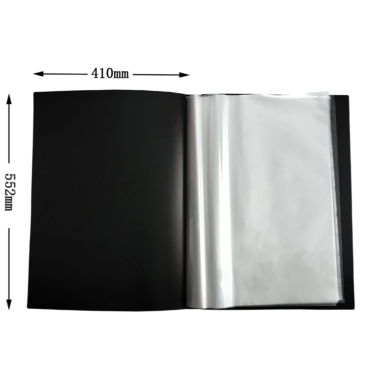 26 Pocket Protector Presentation File Folder A1 Size Display Book Clear ...