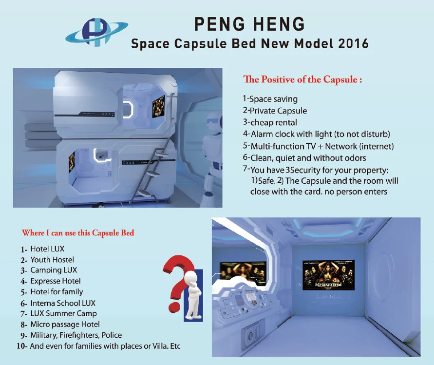 Japan Capsule Hotel Beds Sleep Pod For Resorts,Hotel,School,Youth ...