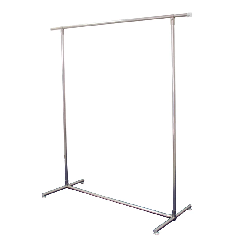Telescopic Display Wheels Garment Rack H0ttw Stainless Steel Telescopic ...