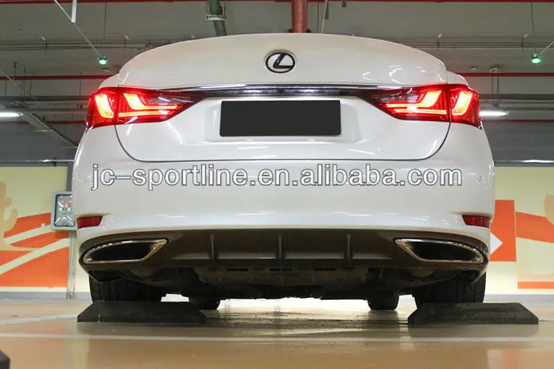 12-13 Pu Rear Diffuser For Lexus Gs250 Gs350 Gs450h Car Rear Lip ...