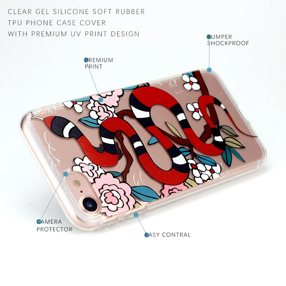 2024 Design Print Transparent Clear Phone Case Oem Tpu Custom For ...