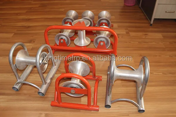 Straight Line Cable Roller Small Cable Roller For Wire Rope - Buy ...