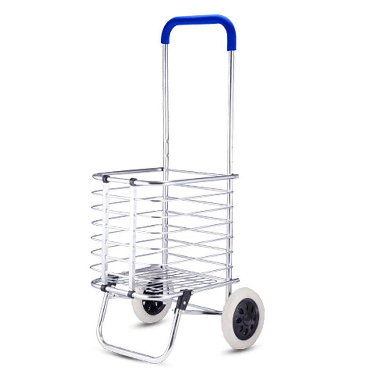 Aluminum Metal Carrefour Shopping Cart Trolley - Buy Shopping Cart ...