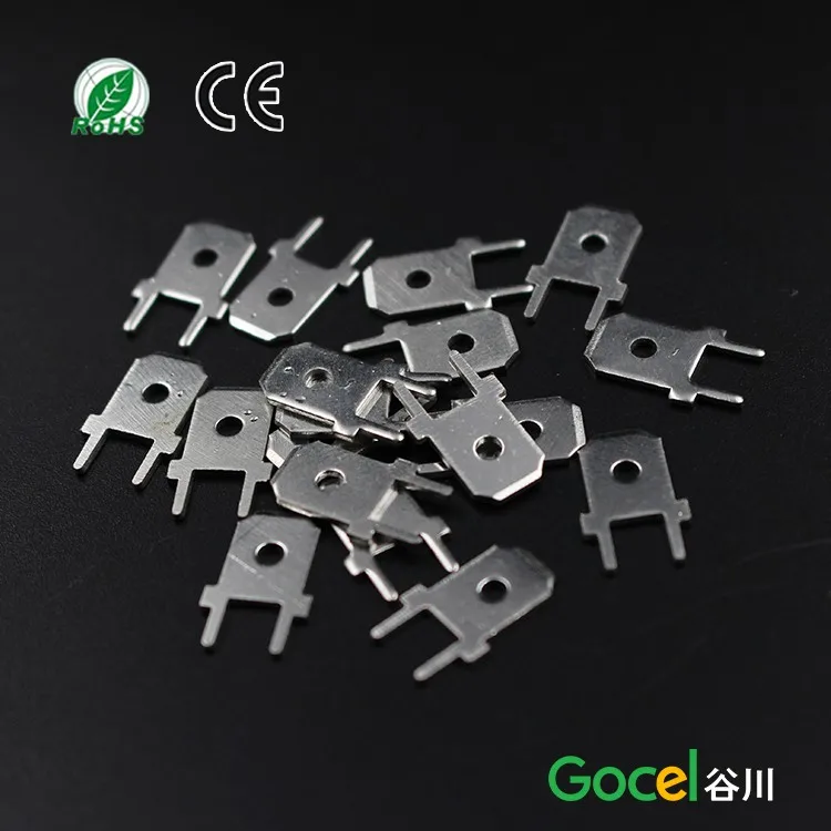 6.3mm PCB Soldering Terminal Lug DJ6110-6.3*0.8, CE ROHS Certified ...