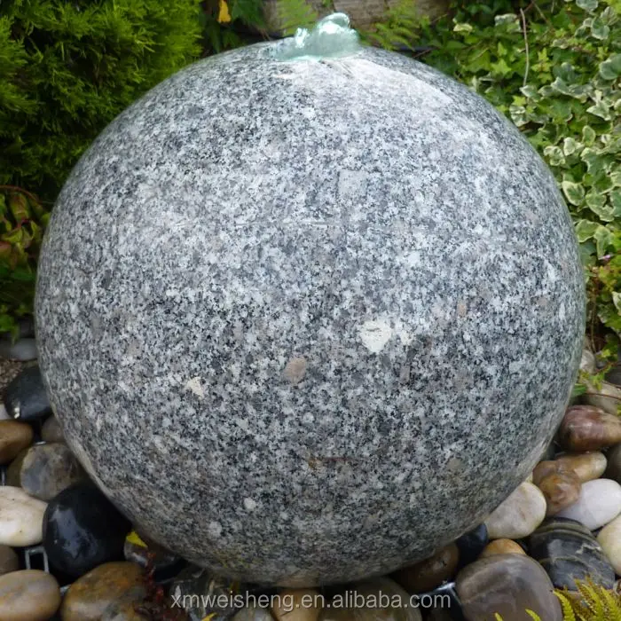 Round Large Granite Sphere Ball Stone For Garden Landscape Water ...