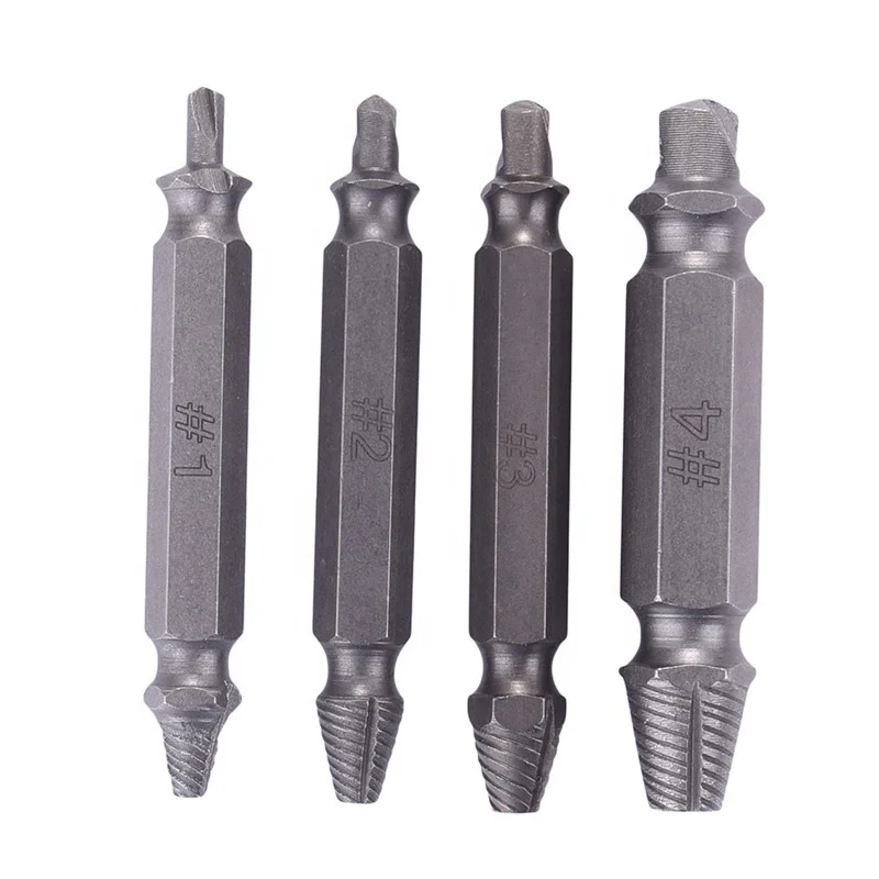 4pc Double End Bolt And Damaged Screw Extractors - Buy Damaged Screw ...