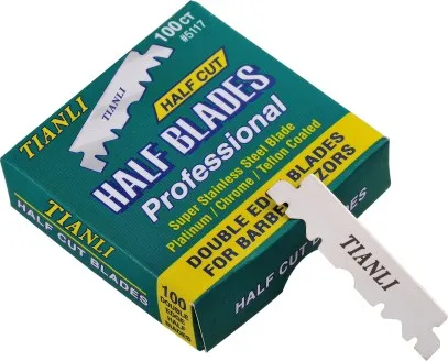 Half razor blade, View razor blade for barbershop, TIANLI Product ...