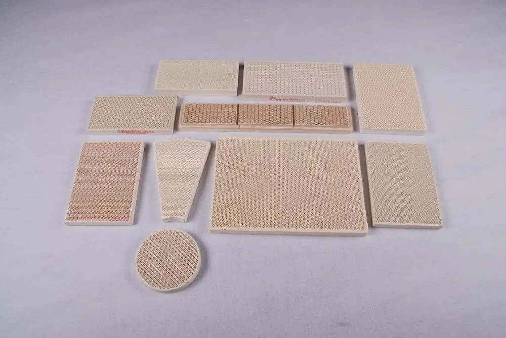 Refractory Infrared Gas Burner Cordierite Ceramic Plates