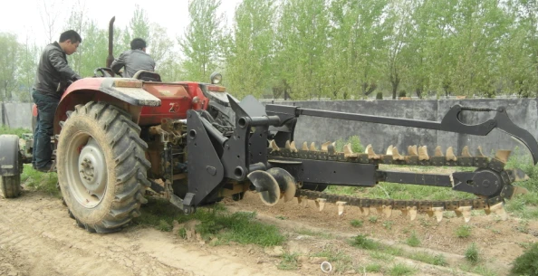 Tractor Mounted 3 Point Hitch Chain Trencher for Sale