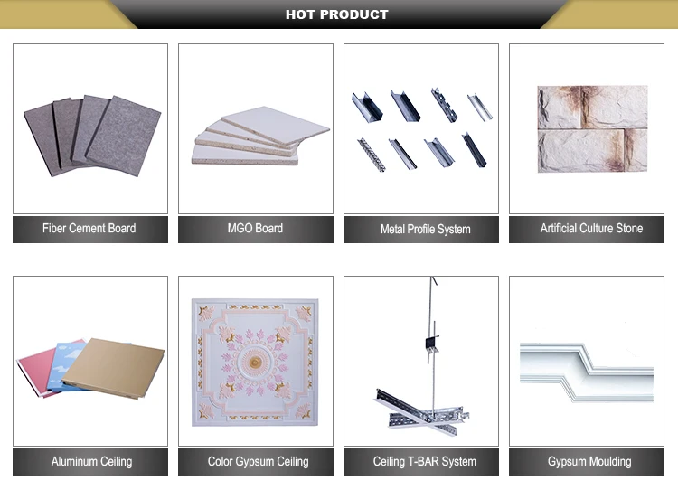 60x60 Color Gypsum Ceiling Tiles - Durable Calcium Silicate Ceilings ...