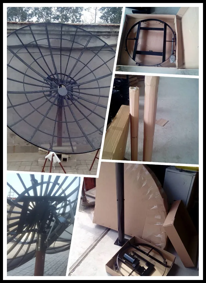 12 Ft 12.1 Ft Aluminium Satellite Receive Antenna Ku Band And C Band ...