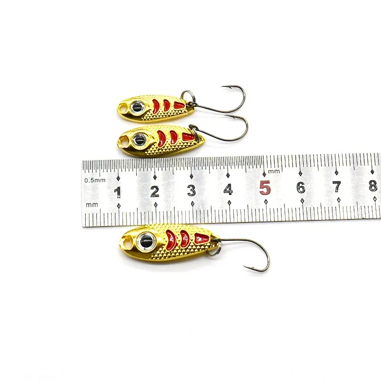 1.5g 2.5g 3.5g Fishing Ultralight Trout Spoon Spinner Spoons Pesca Mini ...