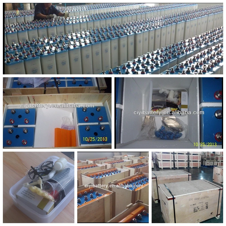 63 Years Military Quality Nickel Iron Batteries 1.2V 400AH NIFE Battery ...