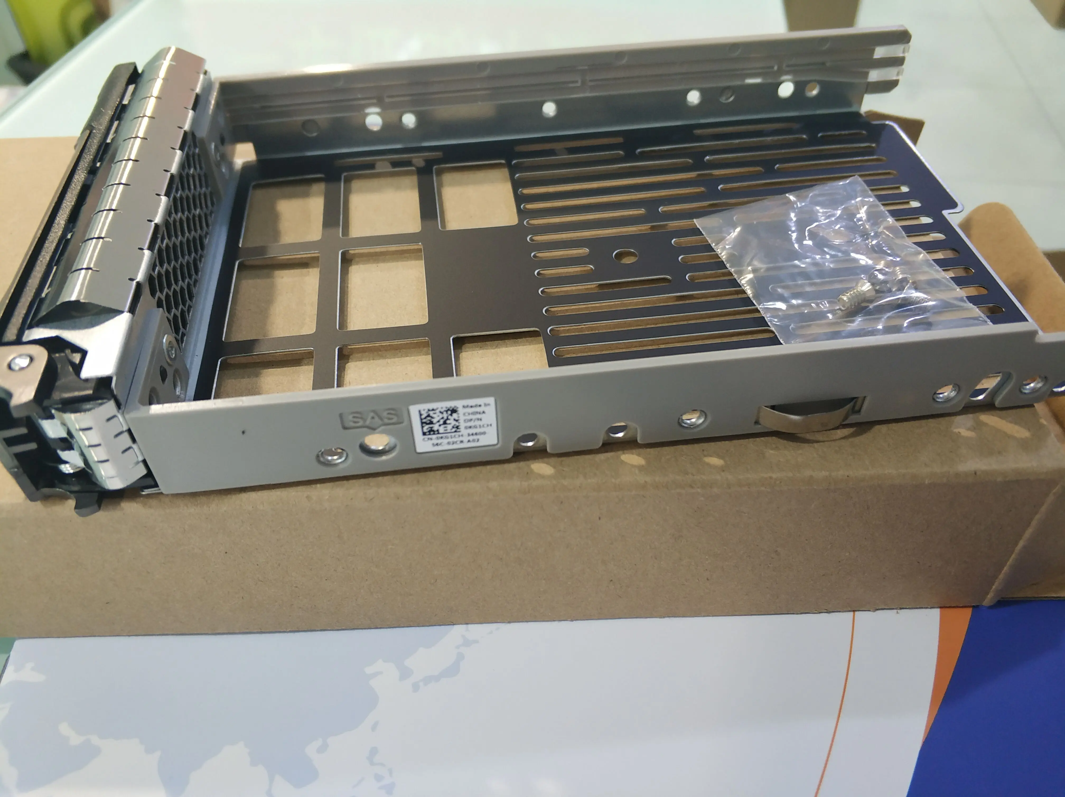 Stock 3.5" Dell Sas Sata Hdd Drive Caddy Tray For 13th R430 R530 R630 ...