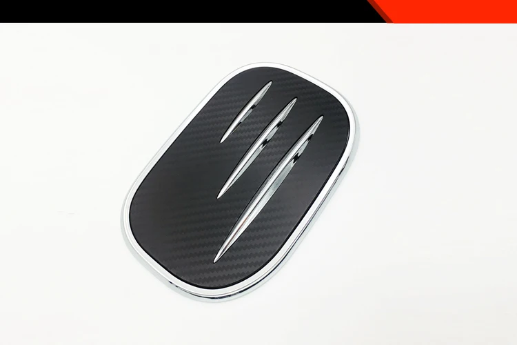 For Mazda Cx-5 Kf 2017 2018 Abs Chrome Gas Carbon Fiber + Chrome Style ...