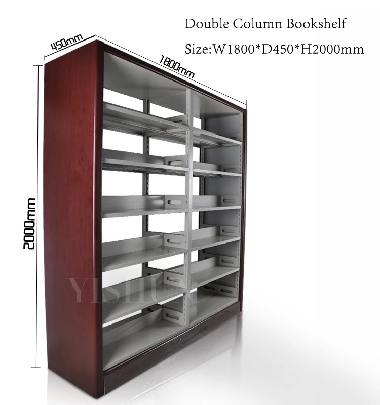 6 Layers Modern Wooden Library Bookshelf / Plexiglass Book Shelf - Buy ...