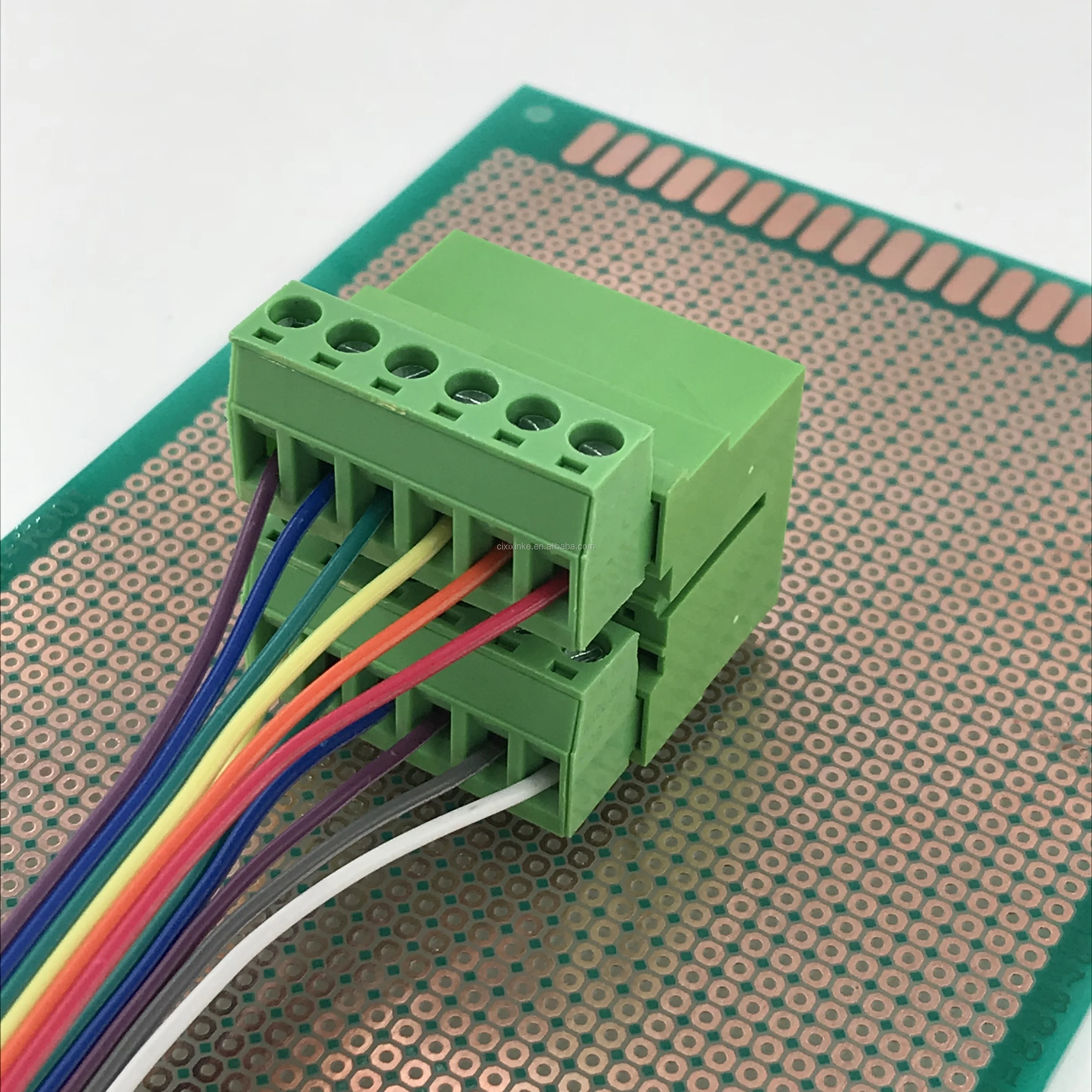 Double Row Pluggable PCB Terminal Block - 5.08mm Pitch