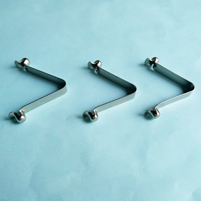 High Quality Oem V Shape Spring Metal Double Button Clip - Buy Oem V ...